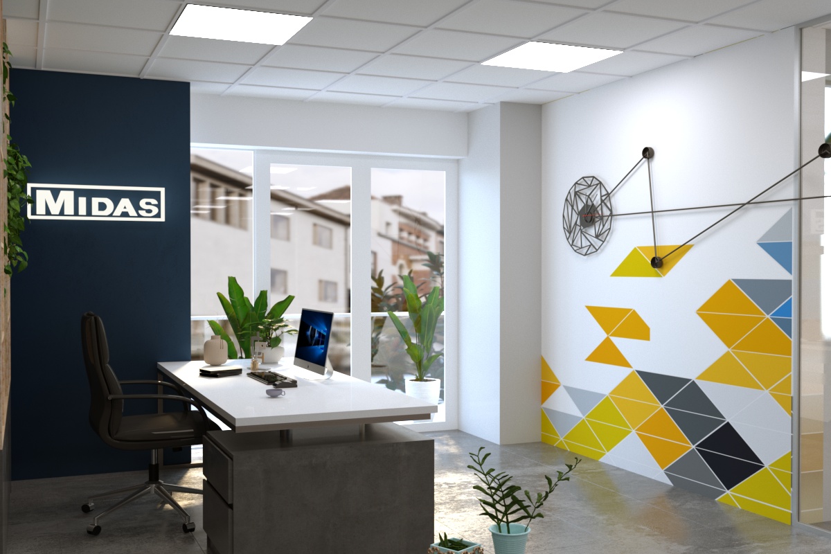 Thiết kế nội thất văn phòng Midas Logistics - Padeco