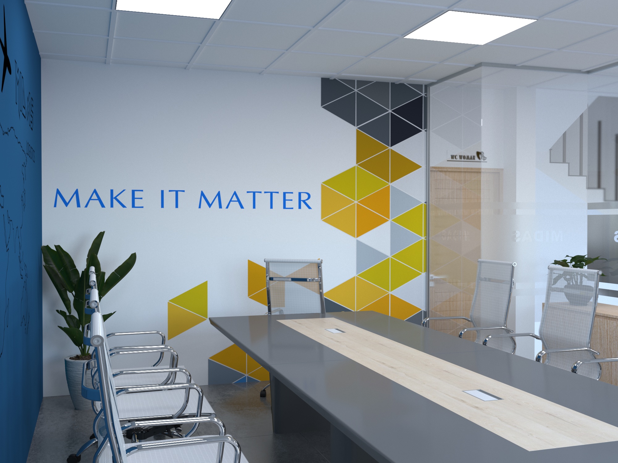 Thiết kế nội thất văn phòng Midas Logistics - Padeco